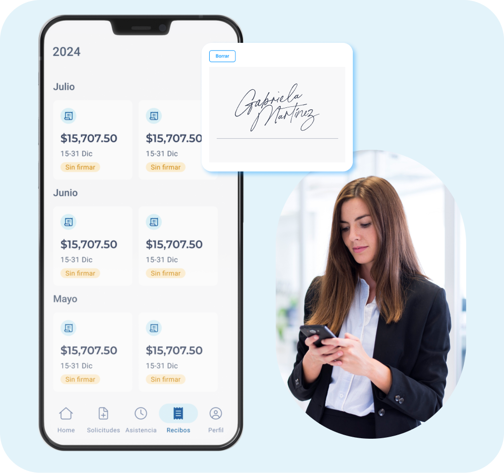 Sistema de recibos de nómina | Entrega automática y sin errores